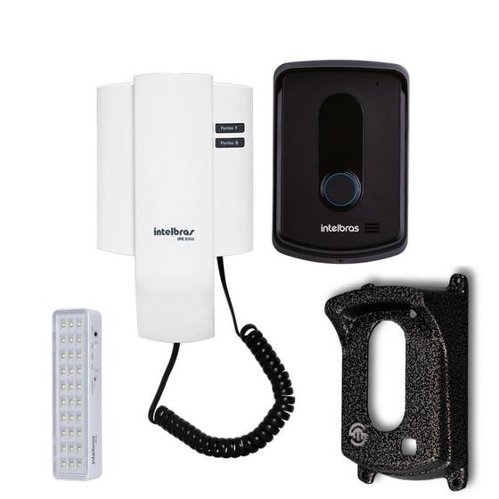 Interfone Porteiro Residencial IPR 8010 Intelbras Protetor - Interfone ...