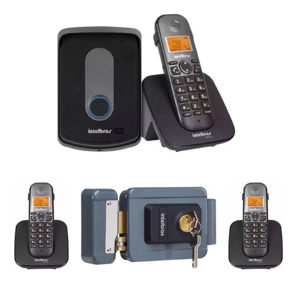 Interfone Sem Fio Intelbras 2 Ramais E Fechadura Intelbras - Interfone ...