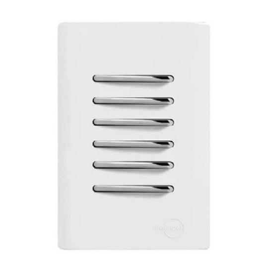 Interruptor 6 Teclas paralelo Novara dicompel - Bruno Acabamentos ...