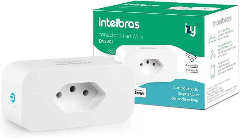 Interruptor Conector Inteligente Wi-Fi Intelbras EWS 301 - Interruptor ...