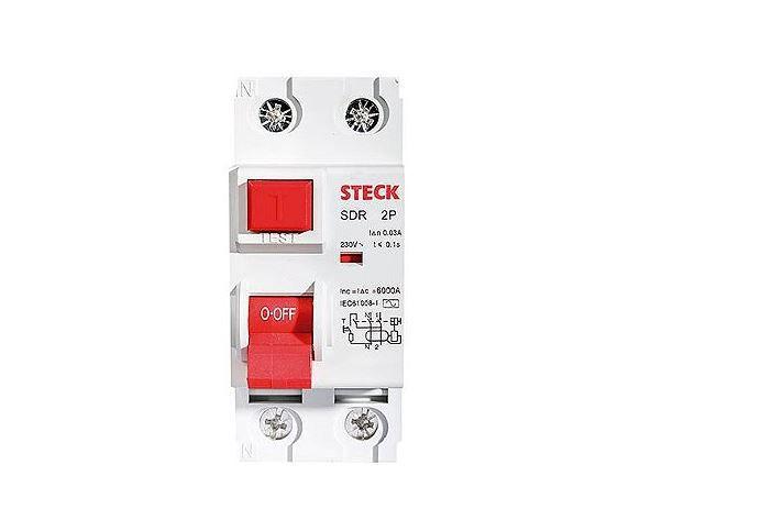 Interruptor Diferencial 2p 63a 30ma Steck - Interruptores - Magazine Luiza