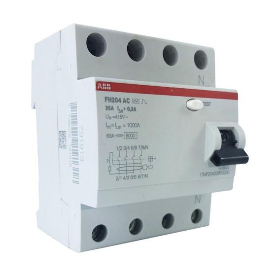 Interruptor Diferencial Residual - FH204 AC-25/0,3 - ABB ...