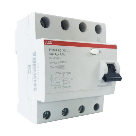 Interruptor Diferencial Residual - FH204 AC-40/0,3 - ABB - Interruptores - Magazine Luiza