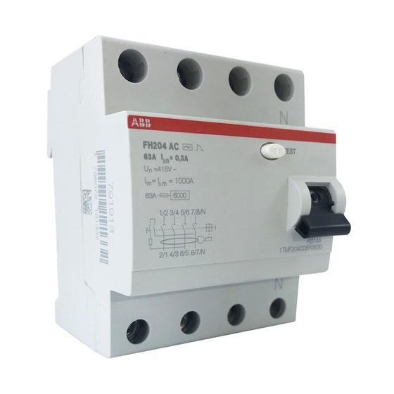 Interruptor Diferencial Residual FH204 AC-63/0,3 ABB - Interruptores ...