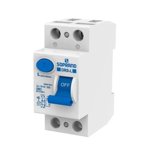 Interruptor Dr Bipolar 63a 30ma Soprano - Interruptores - Magazine Luiza
