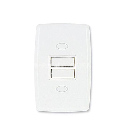 Interruptor Duplo Paralelo 6A Safira - Ilumi - Interruptores - Magazine ...