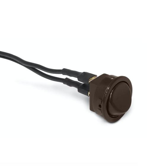 Interruptor gota redondo marrom 2 pinos com cabo 10cm - Perfi Light ...