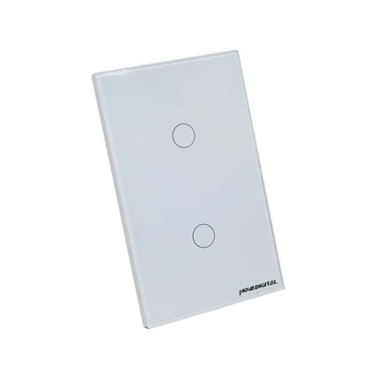 Interruptor Nova Digital Branco 2 teclas Wifi e RF - Interruptor ...