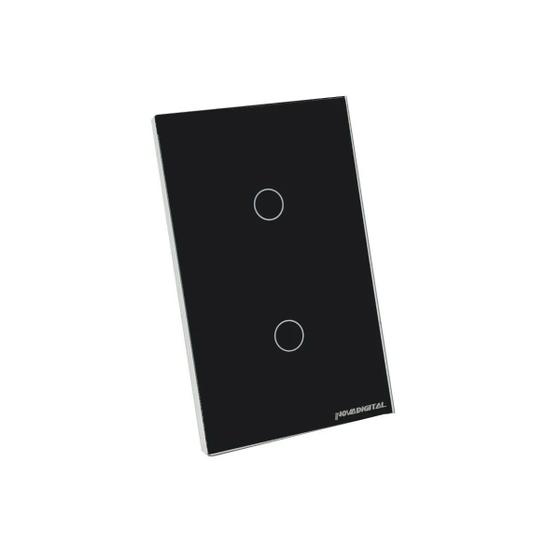 Interruptor Nova Digital Preto 2 teclas Wifi e RF - Interruptor ...