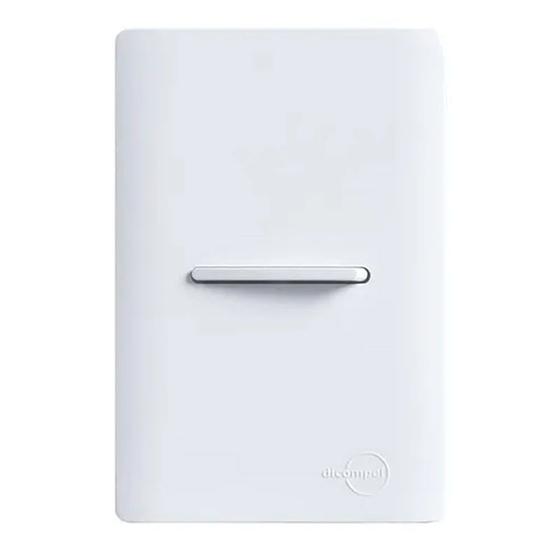Interruptor Novara Branco 1 Tecla Paralelo 4x2 Com Placa Dicompel - Interruptores - Magazine Luiza