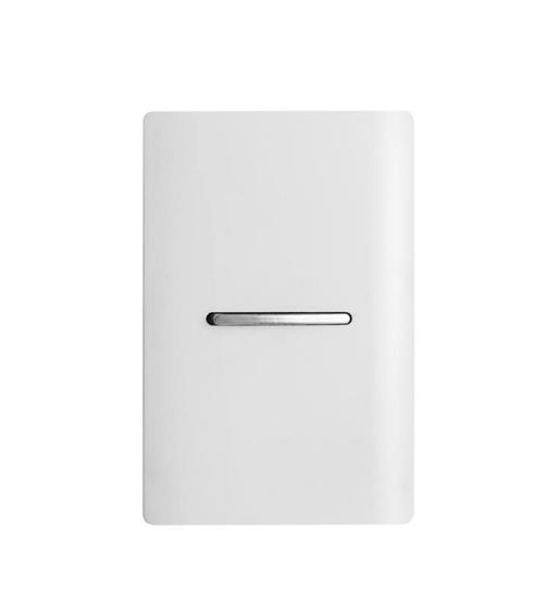 Interruptor Paralelo Novara Branco com Cromado Dicompel - Interruptores - Magazine Luiza