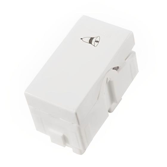 Interruptor Pulsante para Campainha sem Placa Branco - DC-9100/6 - DICOMPEL - Montreal ...
