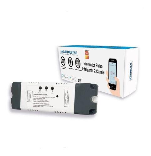 Interruptor Pulso Inteligente 2 Canais Wi-fi Google E Alexa - NOVA ...