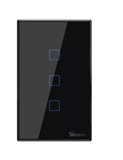 Interruptor sonoff 3 teclas preto tx3 - Interruptor Inteligente ...