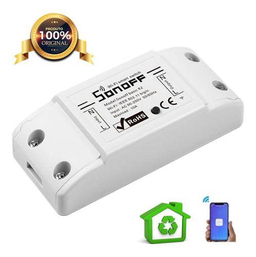 Interruptor Sonoff Wifi Automação Residencial R2 - Interruptor ...