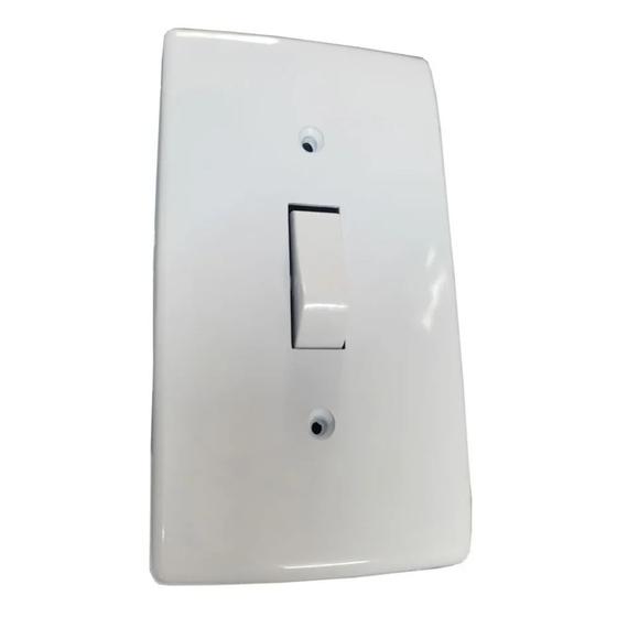 Interruptor (Three Way) Branco com Placa Vertical Veltra - Allstate ...