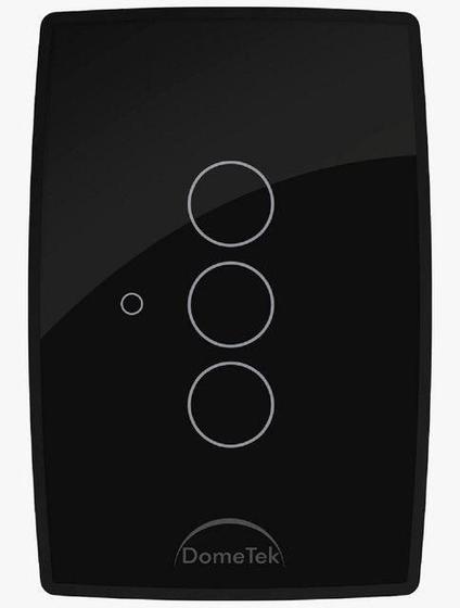 Interruptor Touch 3 Botões Acionamento Controle TV Diamond Preto Dometek - QUALITRIX Qualidade ...