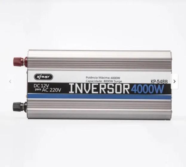 Inversor 12V Para 220V 4000W Senoidal Onda Modificada Knup - Inversor de Onda - Magazine Luiza