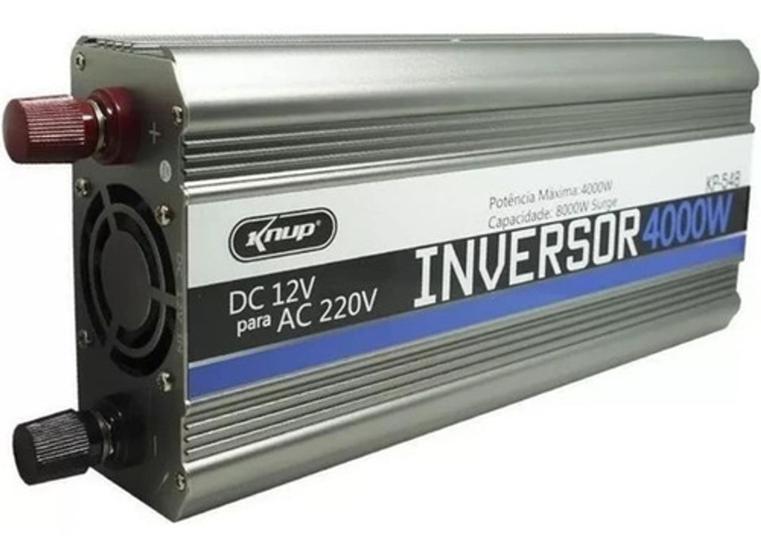 Inversor De Potência 4000W Onda Senoidal 12V Para 220V Knup - Inversor de Onda - Magazine Luiza