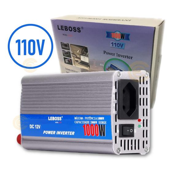 Inversor de Tensão Conversor 12v 110v ou 220v Potência 1000w Veicular - LEBOSS - Inversor ...