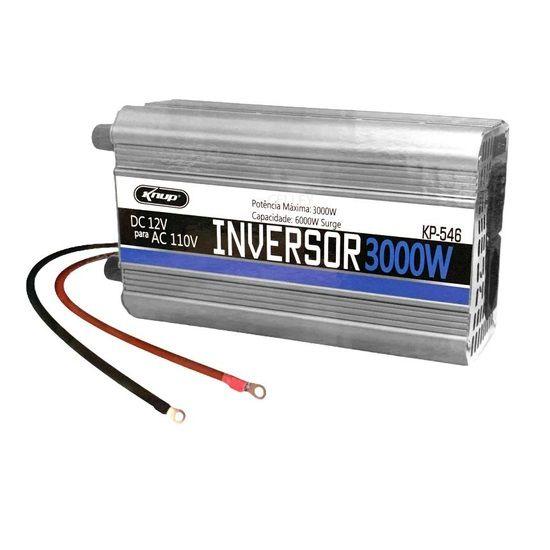 Inversor de Tensão Conversor Transformador Veicular 3000w de 12v p/ 110v Knup KP546 - Inversor ...