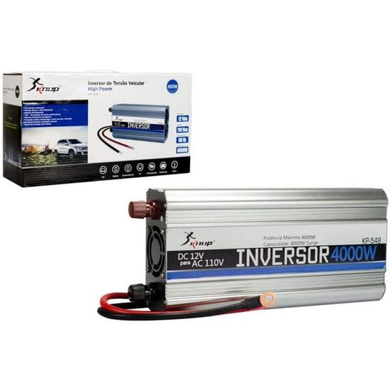 Inversor De Tensão Veicular 4000w 12v 110v Transformador KP-548 - Knup - Inversor Transformador ...
