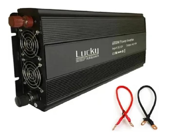 Inversor Energia 6000w 12v Para Ac 110v 60hz Conversor Onda Senoidal ...