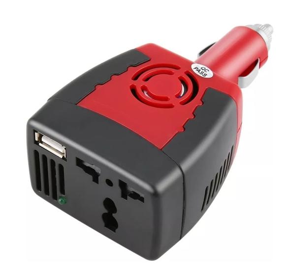 Inversor Para Carro 150w Potência Converte De 12v Para 110v - Inversor ...