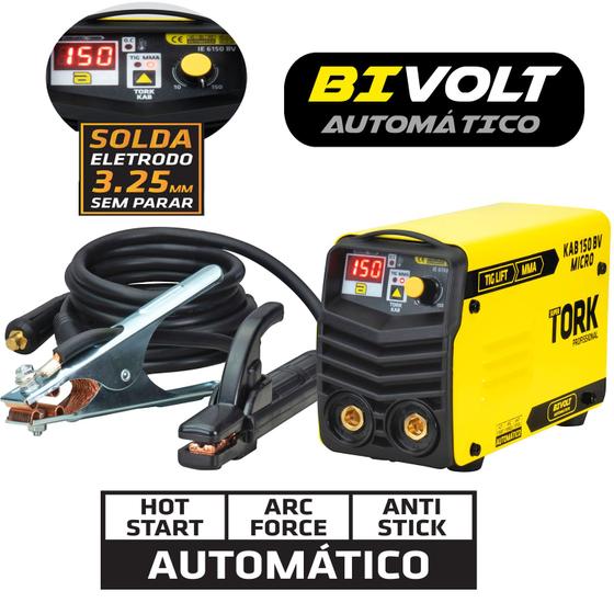 Inversora de Solda 150A Alumínio Chapas Automotivas Tork - Super Tork ...