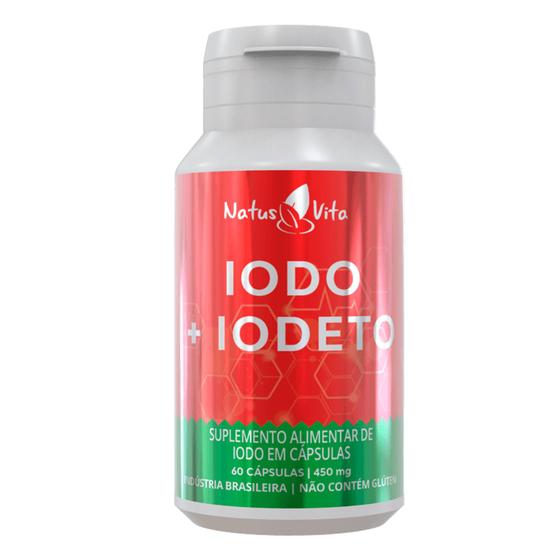 Iodo Quelado + Iodeto De Potássio. Lugol. 60 Cápsulas - NatusVita ...