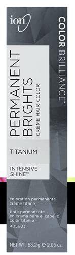 Ion Permanent Brights Creme Hair Color Titanium Titanium - Tinta de ...