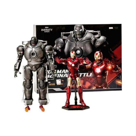 Iron Man MK4 Suit up Gantry Action Figure Escala 110 Tony Stark ...