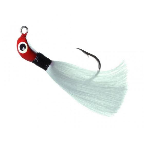 Isca Jig Xuxa Rabuda G Vermelho com Rabo Branco - Lori 16g - Isca ...