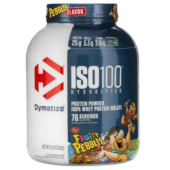 ISO 100 Whey Protein Isolado 100% Hidrolisado (2300g) Dymatize Nutrition - Whey Protein ...