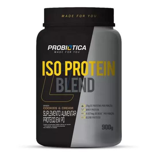 Iso Protein Blend Pote 900g Cookies And Cream Probiotica Whey Protein