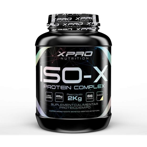 Iso-X Protein Complex 2kg Baunilha - X Pro Nutrition - X-PRO 18% - Massa Muscular - Magazine Luiza
