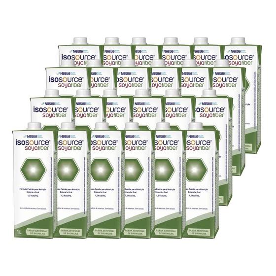 Isosource Soya Fiber 1000ml Alimentação de Proteína de Soja Isolada com ...
