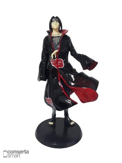 Itachi Uchiha Manto Akatsuki Action Figure Naruto - Bandai - Bonecos ...