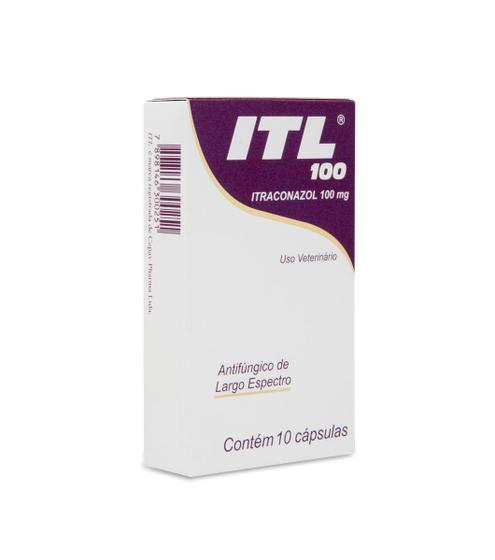 Itl 100 Itraconazol 100mg 10 Comprimidos - cepav - Farmácia Pet ...