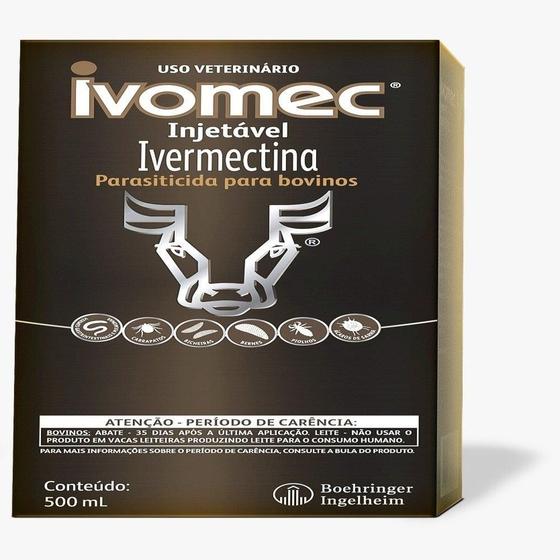 Ivomec 1% Injetável 500ml - Boehringer - Vermífugo Pet - Magazine Luiza