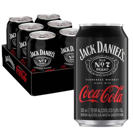 Jack Daniels & Coca-Cola 350ml (6 Latas) - Jack Daniel's - Whisky ...