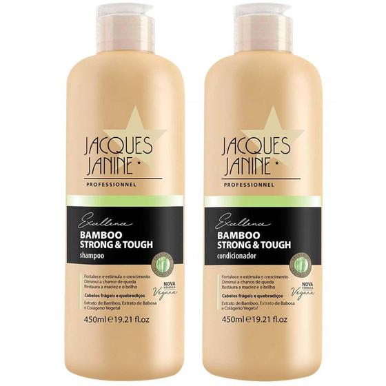 Jacque Janine Excellence Bamboo Strong &Kit - Shampoo + Condicionador ...