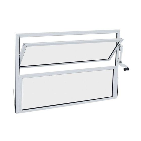 Janela Basculante em Alumínio 40 x 60 x 1,35 cm 1 Bascula Alumifit ...