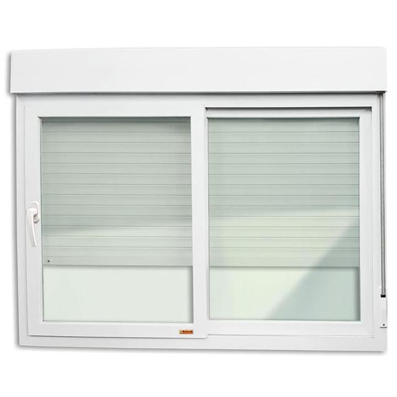 Janela de Correr Integrada com 2 Folhas E Cremona em Pvc Itec 120x200cm ...