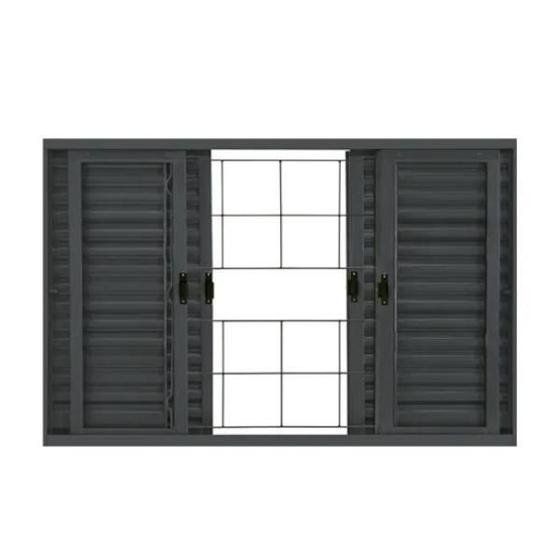 Janela Veneziana Aço Grade Quadrada 1,00x1,00cm sem Vidro - Vitralfer ...