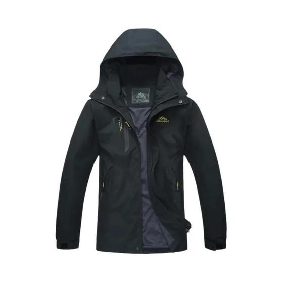 Jaqueta De Caminhada Feminina Impermeável Com Capuz Leve Para Outono ...