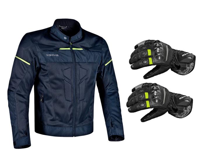 Jaqueta masculina motoqueiro poliester shiver ventilada azul verão ...