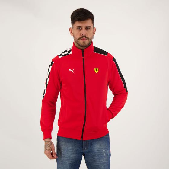 Jaqueta Puma Scuderia Ferrari MT7 Track Vermelha - Jaqueta e Casaco ...