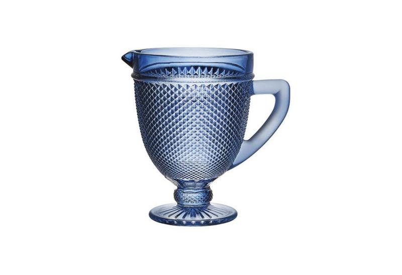 Jarra Bico de Jaca Azul 1 Litro Água Suco Chá Drink - Hauskraft - Jarra ...