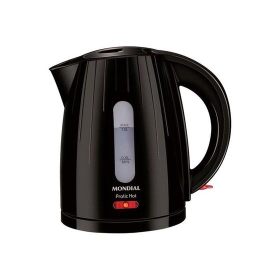 Jarra Elétrica Mondial Ce 07 Pratic Hot 1L 1200W 220V Preto - Chaleira ...